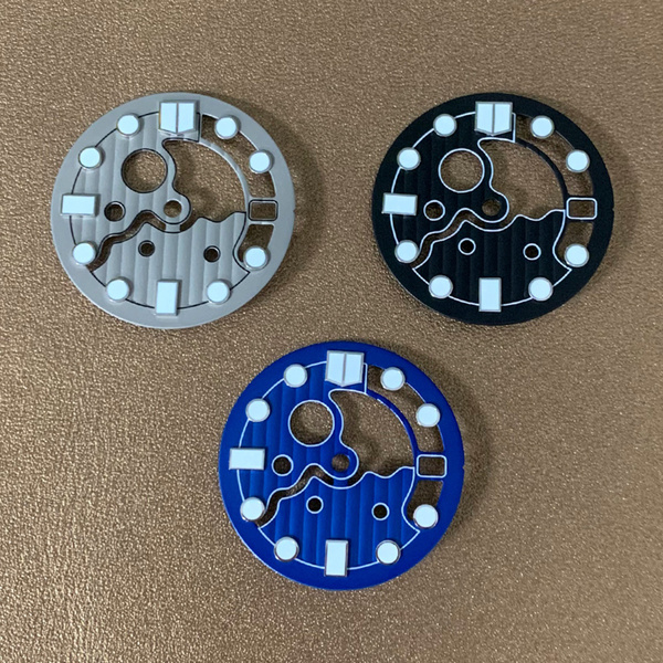 Creative Skeleton Watch Dial 28.5MM Green Luminous Hollow Watch Dial ...