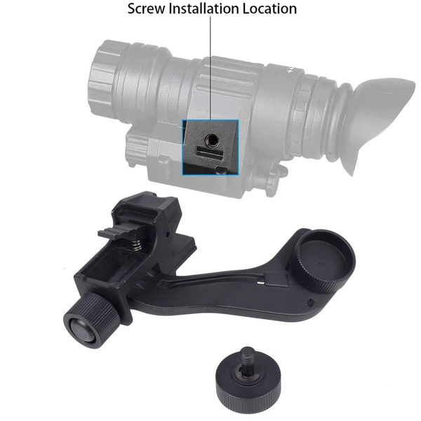 Tactical Metal J-Arm Headset Adapter PVS 14 Night Vision Mount Goggles ...