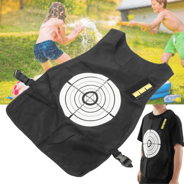 Double Sided Water Activated Target Vest Scoring Game Water Toys For ...