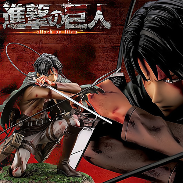 18cm Anime Attack on Titan Doll Levi Doll Rival Ackerman Action Figure ...