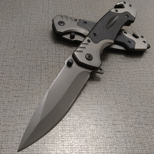 Brand Flipper Assisted Opening VG10 Handle Pocket Folding Knife Outdoor ...