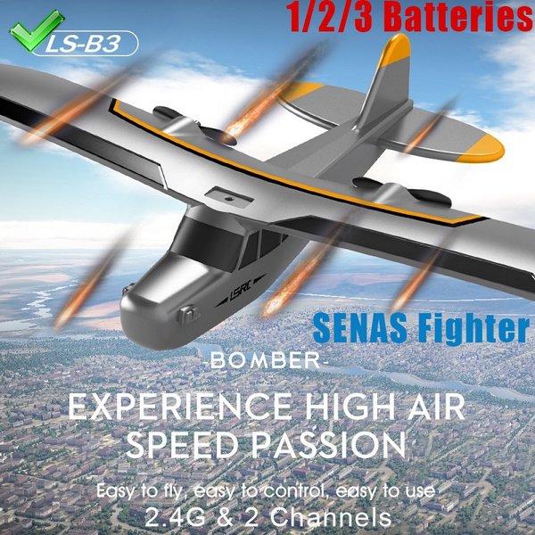 2023 NEW LSRC-B3 SENAS Fighter 2.4G 2 Channels Remote Control Fixed ...