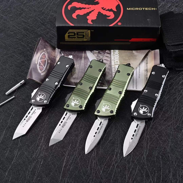 2022 Newest Microtech 240-10 Troodon Mini OTF Automatic Spring Assisted ...
