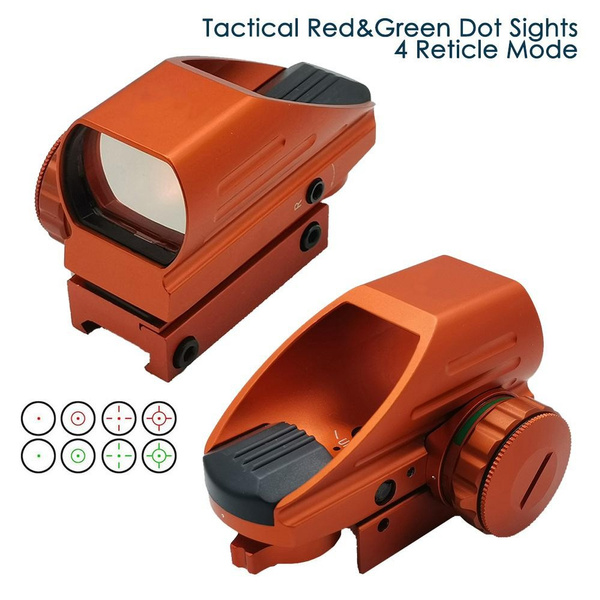 Tactical 1x33mm Red Green Dot Sights Optic Reflex Sight Scope With 4 ...