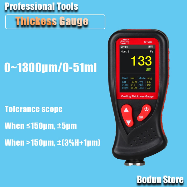Coating Thickness Gauge Digital Meter for Automotive Paint Thickness ...