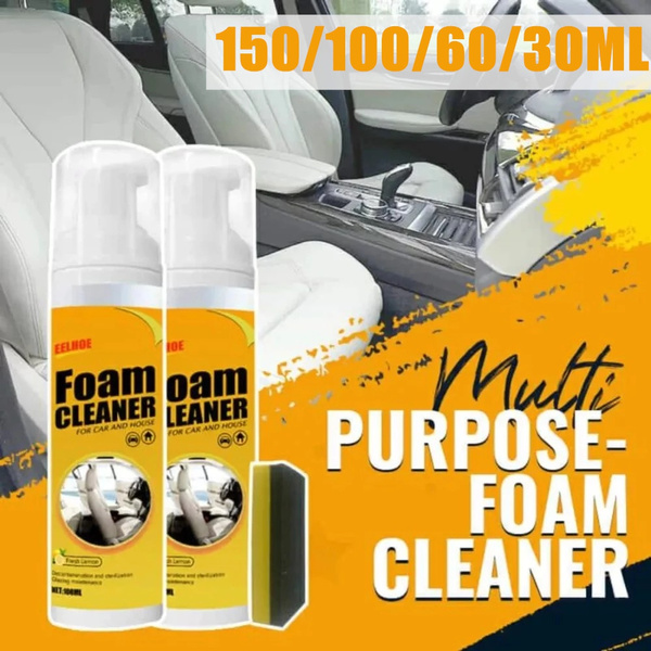 150/100/60/30ml Multi-Purpose Foam Cleaner Leather Clean Wash Automoive Car Interior Home Wash ...
