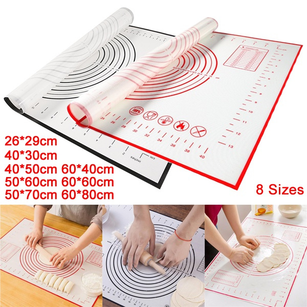 Non-slip Silicone Pastry Mat Extra Large for Silicone Baking Mat ...
