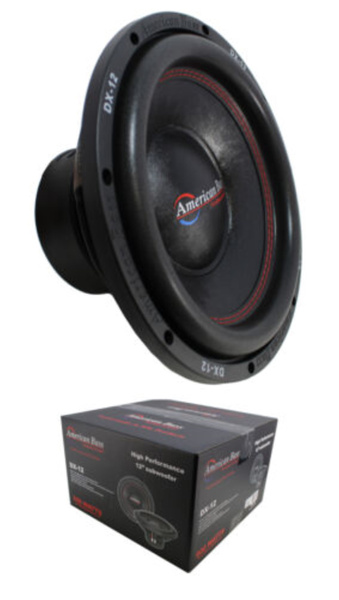 American Bass 12" Subwoofer 600W Single 4 Ohm Bass Pro Car Audio DX-12 ...