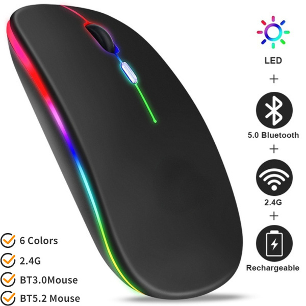 Wireless Mouse 2.4G+BT3.0Mouse+BT5.2 Mouse Bluetooth RGB Rechargeable ... Wireless Mouse 2.4G+BT3.0Mouse+BT5.2 Mouse Bluetooth RGB Rechargeable ...