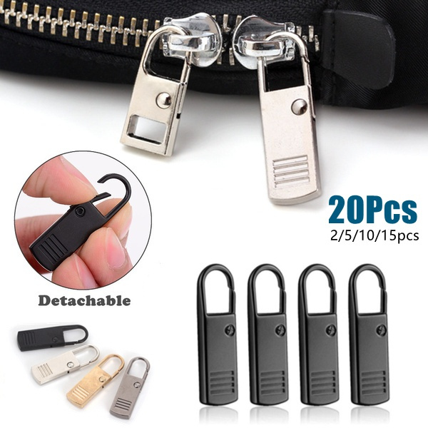 2/5/10/15/20PCS New Alloy Universal Zipper Puller for Clothing Zip ...