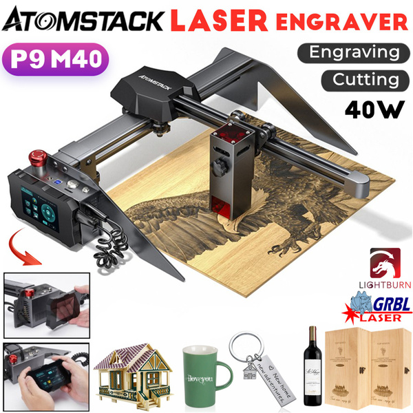 ATOMSTACK P9 M40 Laser Engraver with Touch Screen Control Terminal, 40W ...