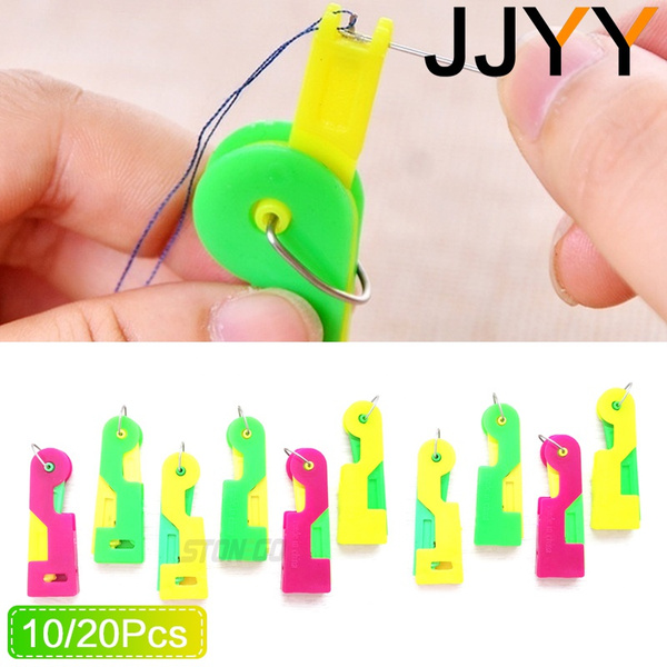 JJYY 10/20Pcs Automatic Needle Threader Device Use Tool Threader ... JJYY 10/20Pcs Automatic Needle Threader Device Use Tool Threader ...