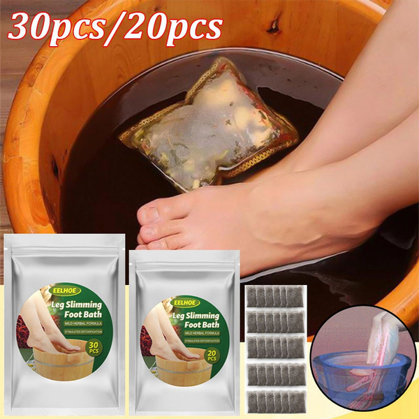 20Pcs/30Pcs Lymphatic Drainage Ginger Foot Soak, Foot Reflexology Spa ...