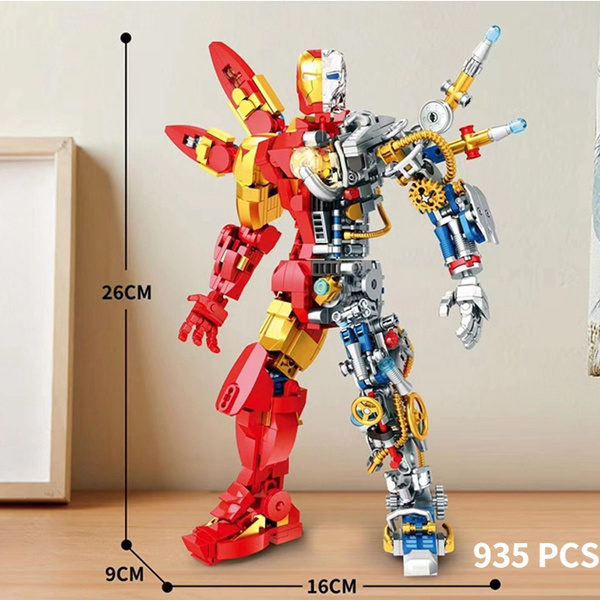 935PCS Half Perspective Machine Iron Heroes Display Book Ideas Figures ...