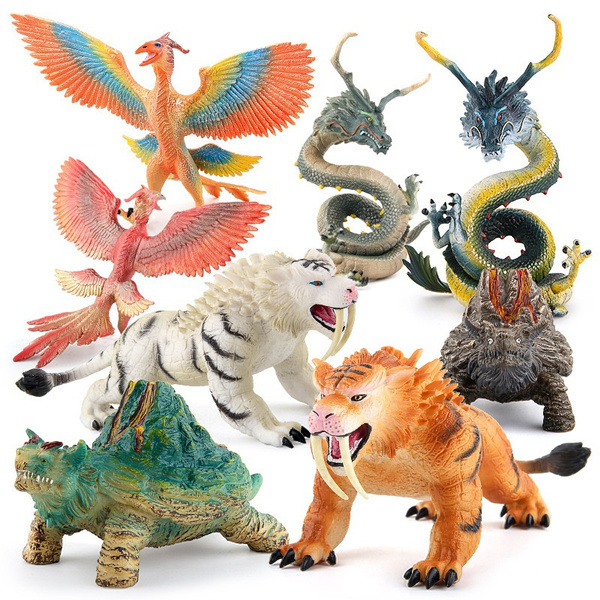 Simulation of Ancient Chinese Four Great Mythical Beasts Cartoon Anime ...