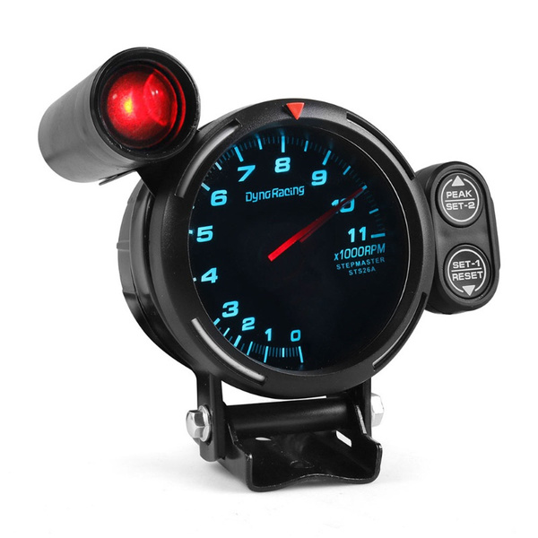 80MM Tachometer Rpm Gauge High Speed Stepper Motor 7 Colors 0-11000 Rpm ...