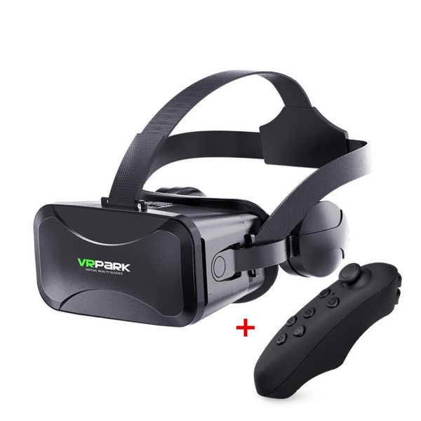 VR Headset with Wireless Bluetooth Remote Controller, 3D Glasses ...