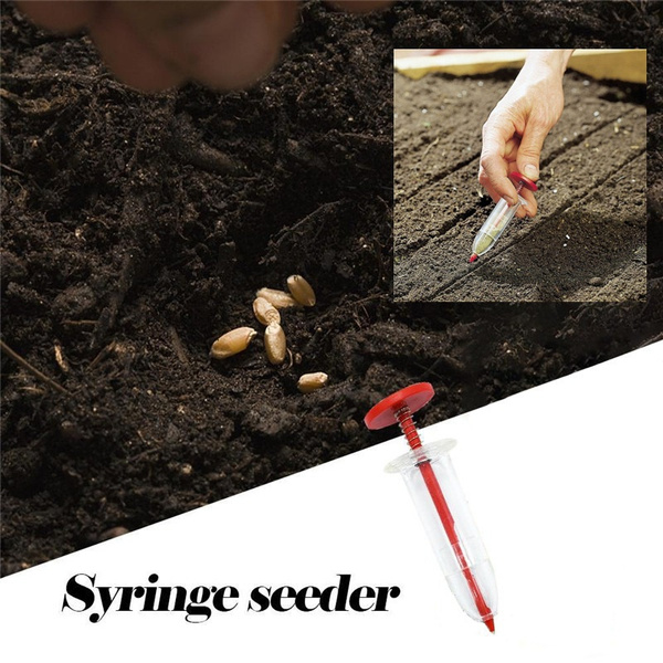 Mini Sowing Seed Dispenser Sower Seed Spreader Garden Planter Hand ...