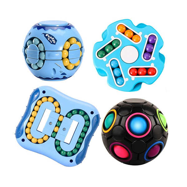 4 Pack Fidget Toys - Pop Fidget Spinners Pack Kids Toys Funny Gifts ...