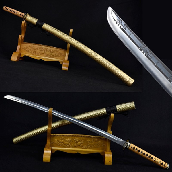 Handmade Japanese Katana Sword Real Steel Ninjato Swords Sharp Edge | Wish