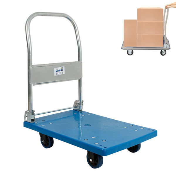 Foldable Platform Truck Push Cart with 330lb Weight Capacity and 360 ...
