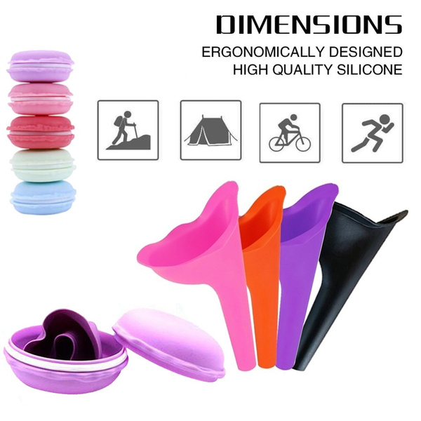 Reusable Female Urinal Silicone Women Pee Funnel Women to Pee Standing ...