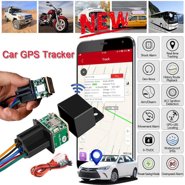 Mini GPS Tracker Car Tracker Micodus MV720 Hidden Design Cut Off Fuel ...