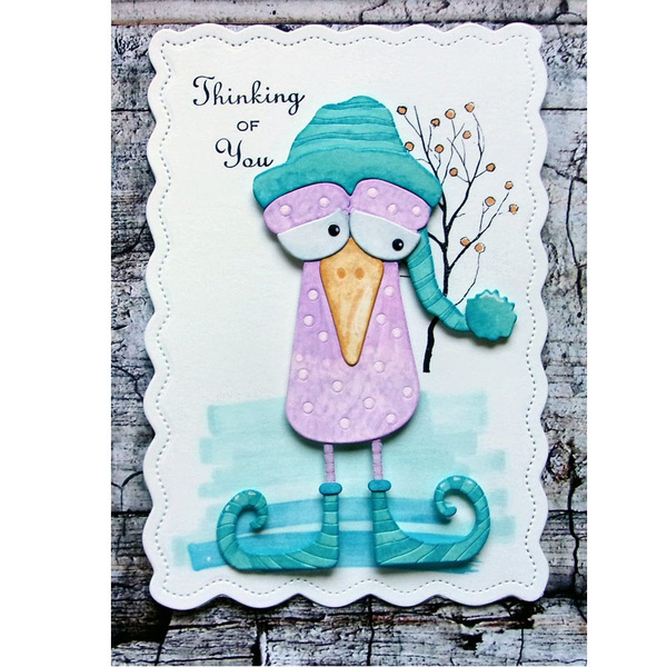 Cartoon Animal Layering Cutting Dies Embossing Photo Album Scrapbook ...