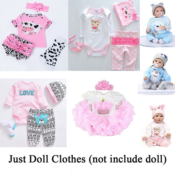13 Types Reborn Baby Doll Clothes Outfit for 20-22 inch/50-55 cm Reborn ...