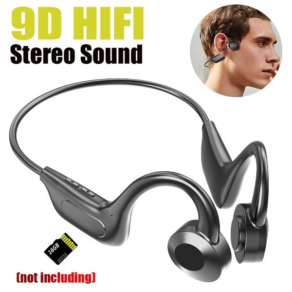 Wireless Bluetooth 5.2 Bone Conduction Headphones Open Ear Bluetooth ...
