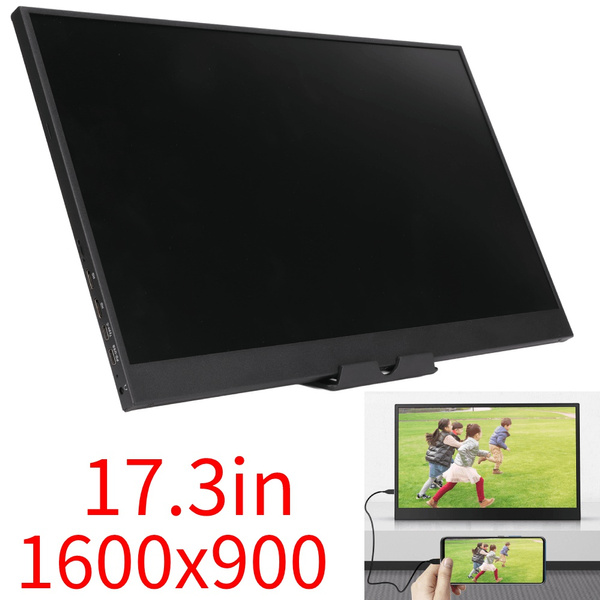 Portable Monitor 17.3in Screen 1600x900 178° Viewing Angle 300CD/M2 ...
