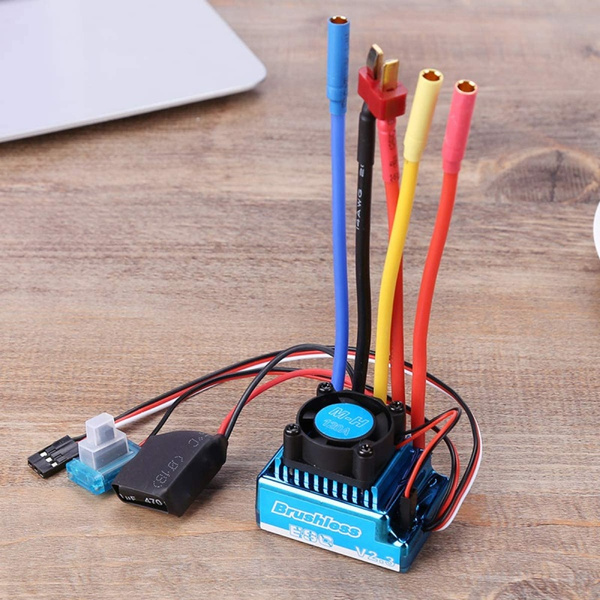 Brushless ESC RC Speed Controller Brushless 120A PCB Plate For 1/8 1/10 ...