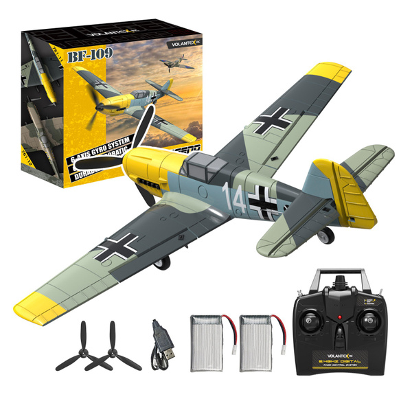 2.4G 4 Channels Remote Control Plane Aircraft BF109 Fighter EPP Foam RC ...