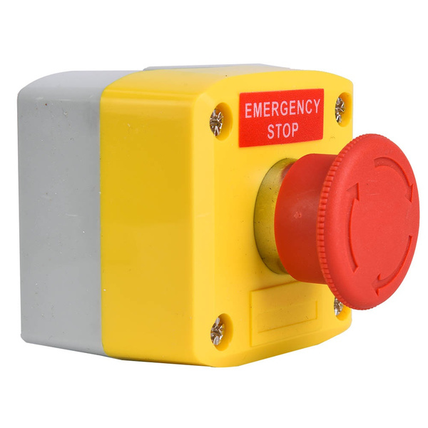 Emergency Stop Switch, 22mm Emergency Stop Button, Industrial Supplies ...
