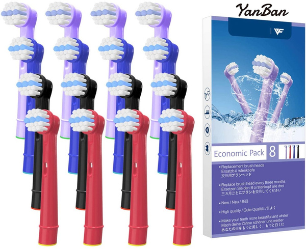 YANBAN Replacement Replacement Heads for Oral B Compatible Toothbrush ...
