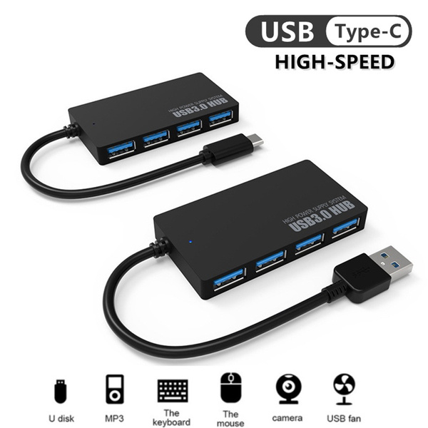 USB 3.0/Type-C 3.0 USB Hub,Multi USB Splitter 4 USB Port for Lenovo ...