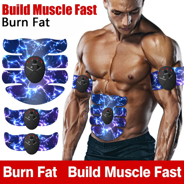 6pcs/Set Professional Muscle Training Gear 8 Pads EMS Toner Muscle ...