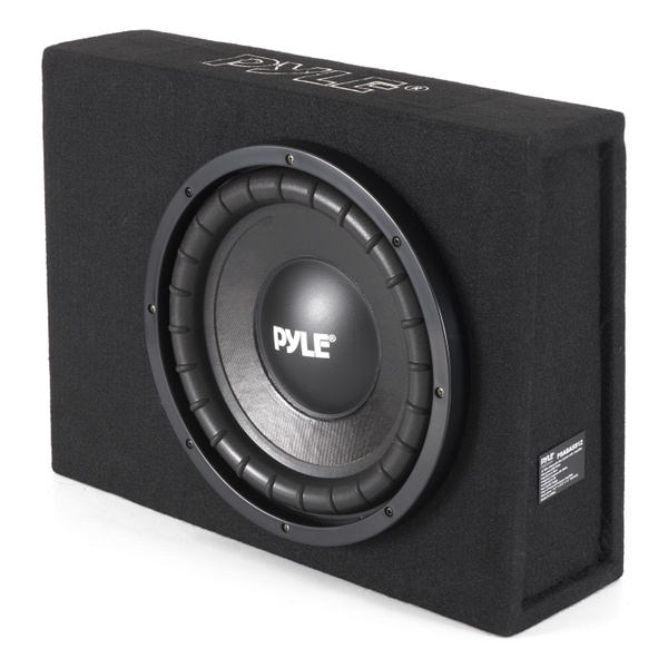 Pyle 12 Inch 600 Watt Mount Car Audio Subwoofer Enclosure Box System ...