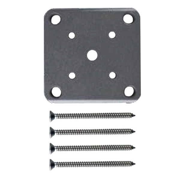 Stratco Quick Screen Slat Fencing Aluminum Base Plate Kit with 4 Screws ...
