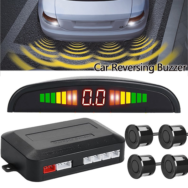 Car Buzzer Reversing Radar LED Buzzer Detection Radar Cars Parking ...
