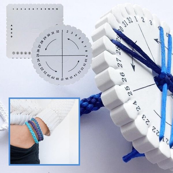 Kumihimo Braiding Disk Set of 2PCS, Jewelry Making Supplies & Easy ...