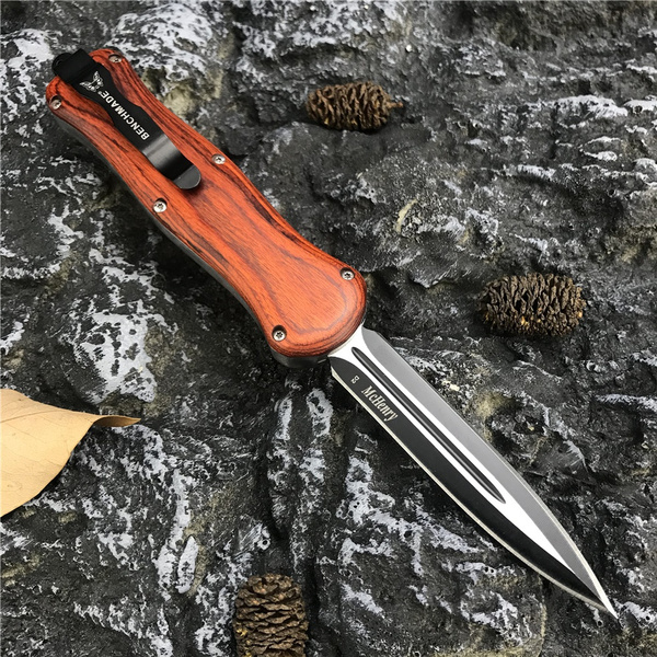 BM BENCHMADE A016 Tactical Automatic OTF D/E Knife Spring Assisted ...