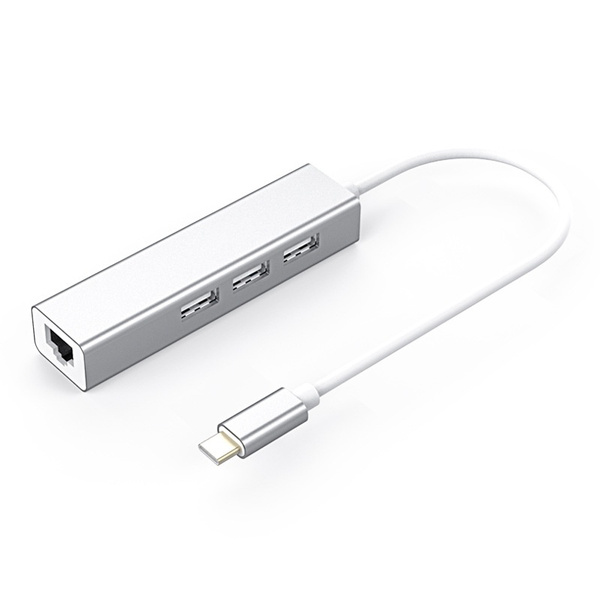 USB2.0 to Gigabit RJ45 Ethernet card type-C network cable converter USB ...