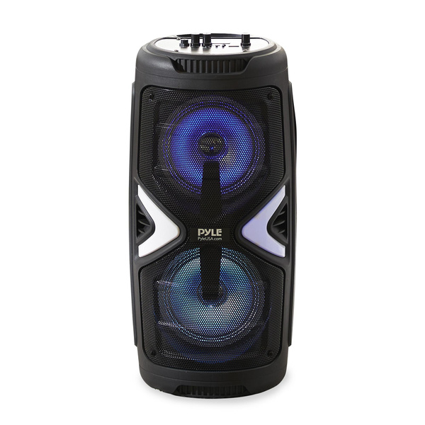 Pyle Portable Bluetooth Rechargeable Versatile Karaoke System w ...
