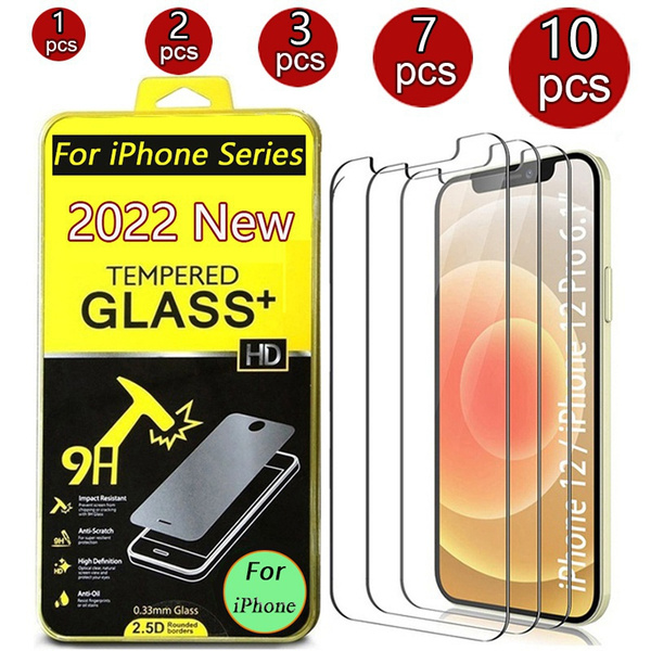 Upgrade 9D Tempered Glass for iPhone14 13 Pro 12 Mini 12 Pro Max XR XS X 11 Pro Max SE 2020 ...