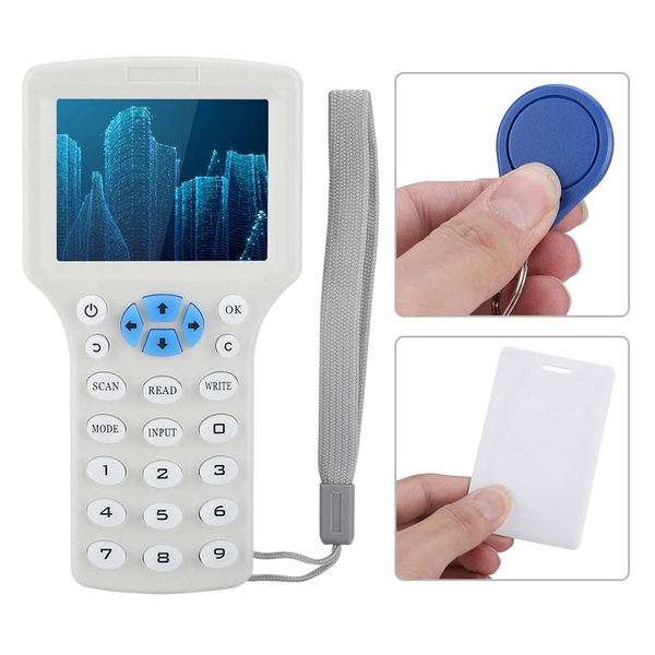 Upgraded 10 Frequency RFID Writer/Reader/Duplicator, 125KHz 13.56MHz ID ...