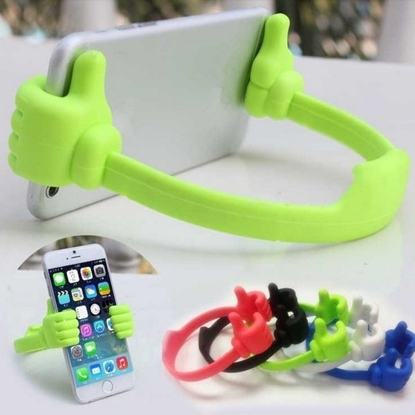 Adjustable Lazy Thumb Phone Holder Bed Thumb Mobile Cell Tablet Office ...