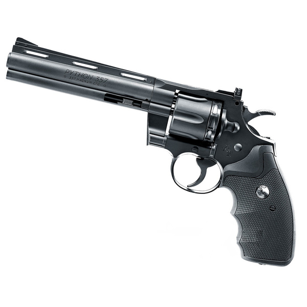 COLT PYTHON 6 INCH BARREL .177 POLYMER BB REVOLVER Hand Gun Replica Co2 ...