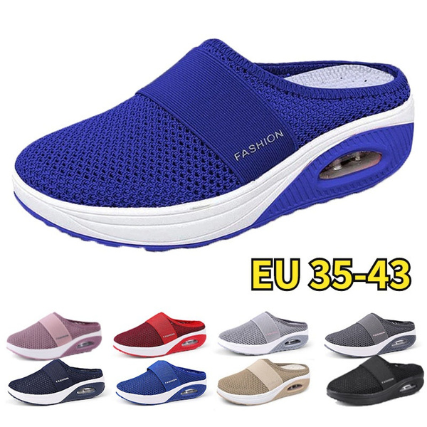 New Women Casual Sneakers Wedges Light Weight Nurse Clogs Non Slip ...