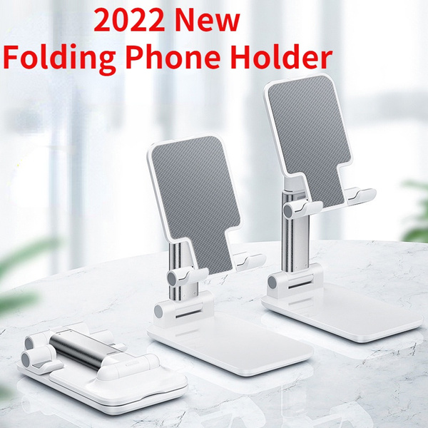 2022 new mobile phone bracket lazy mobile phone tablet double pole push ...